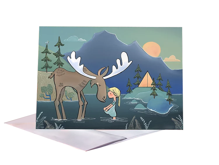 Moose Girl Card – The Bend Store